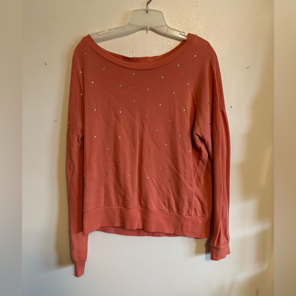 Forever 21 | Sweaters | Bedazzled Coral Sweater | Poshmark